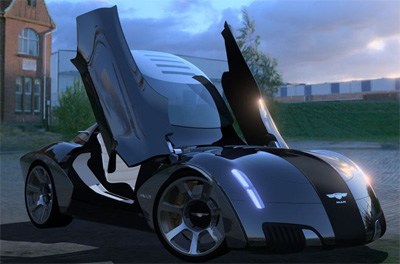 World Of Dream Cars: Concept Cars: Paulin VR Concept
