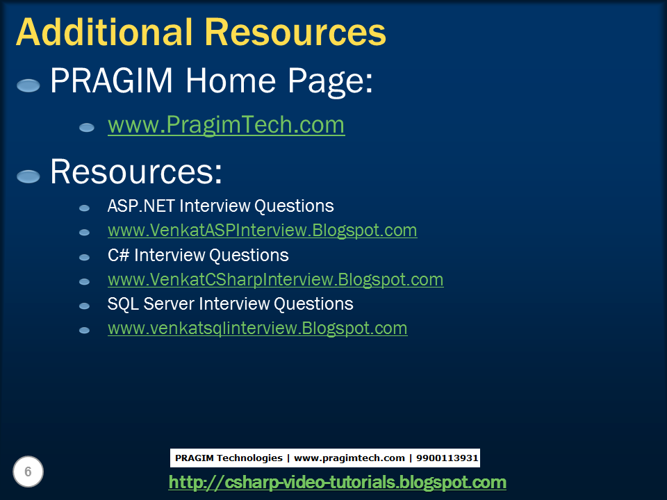 Sql server, .net and c# video tutorial: Part 41 – Indexed Views