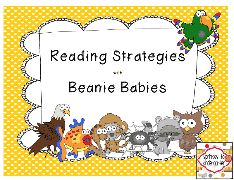 Sprinkles to Kindergarten!: Reading Strategies with Beanie Babies