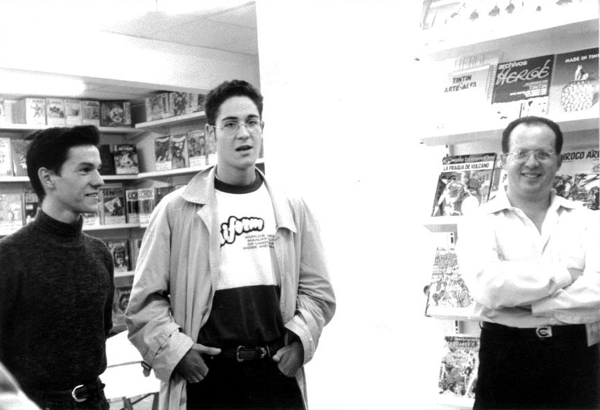 .: JORGE RIERA PRESENTANDO "SUEÑOS" EN LA LIBRERÍA IMÁGENES (1994)