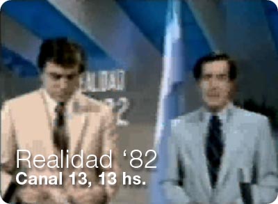 Resiste un archivo!: Hace 30 años: los noticieros del 2 de abril de 1982