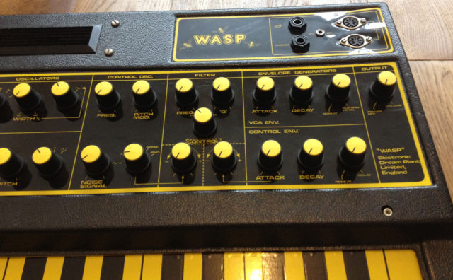MATRIXSYNTH: EDP WASP vintage analogue synth with Elby MIDI
