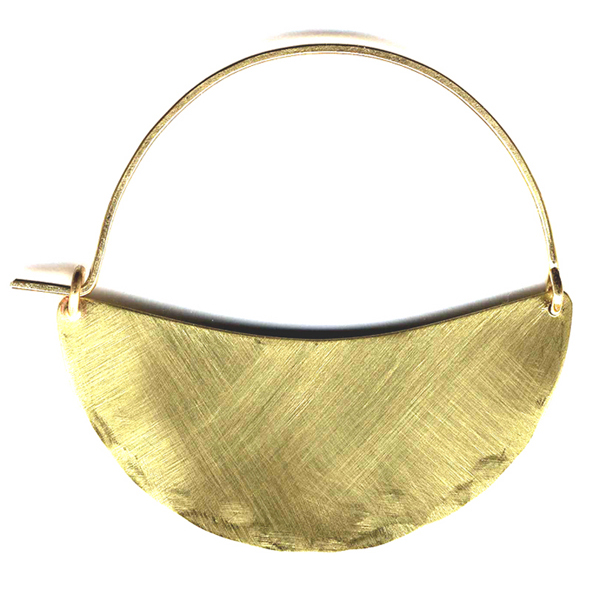 akhmatova: lila rice gem hoops