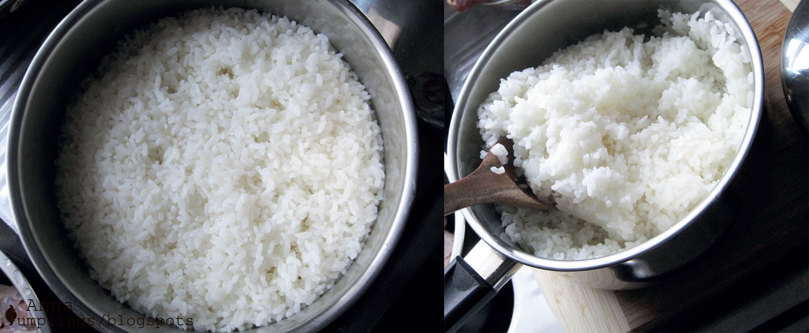 Anna Dumplings: Perfect Cooked Rice