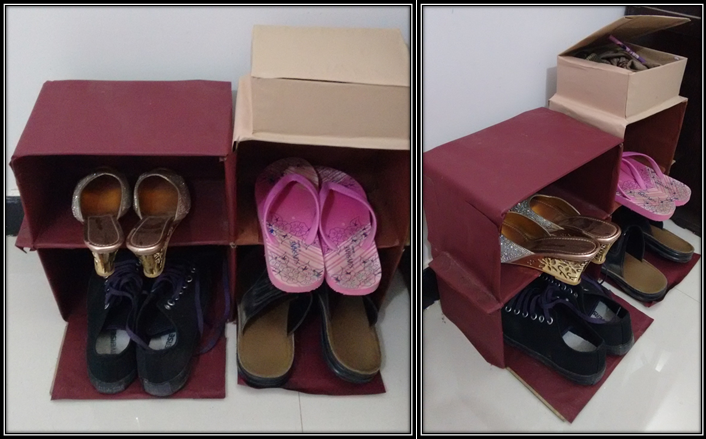 DIY Shoe Rack in few minutes