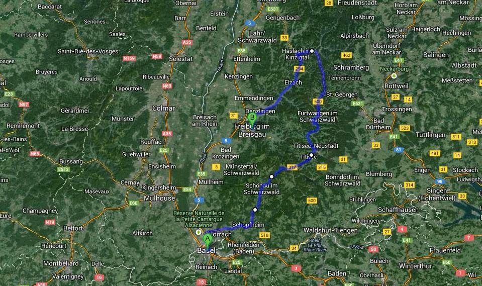 Rutas en coche por Europa: ruta por en corazón de la Selva Negra alemana