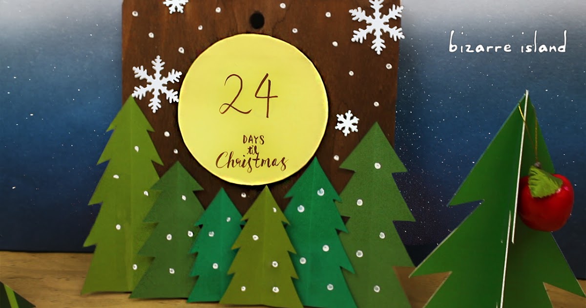 ~ bizarre island ~: Chic Peel Off Calendar Countdown | DIY Decoration ...