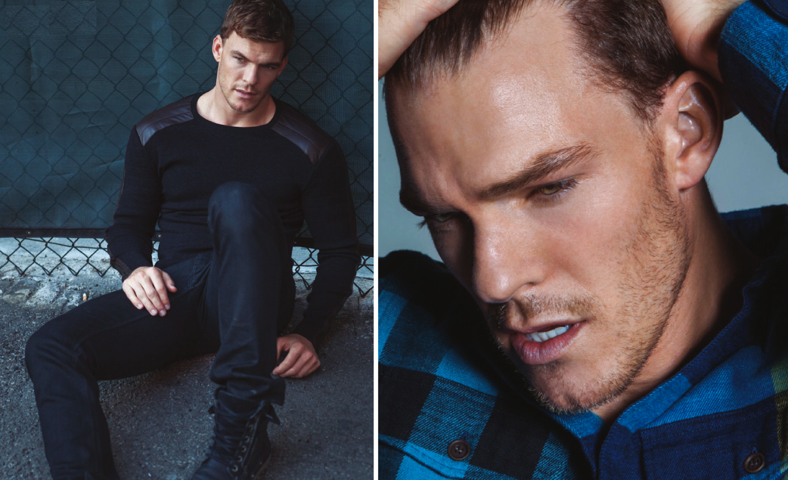 my new plaid pants: Alan Ritchson Six Times
