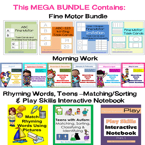 Autism Classroom: Autism and Special Education Back to School MEGA BUNDLE