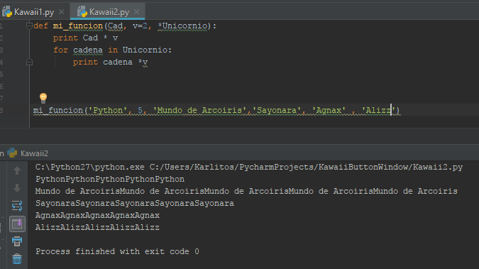 - Ejemplos de Funciones en Python con PyCharm-