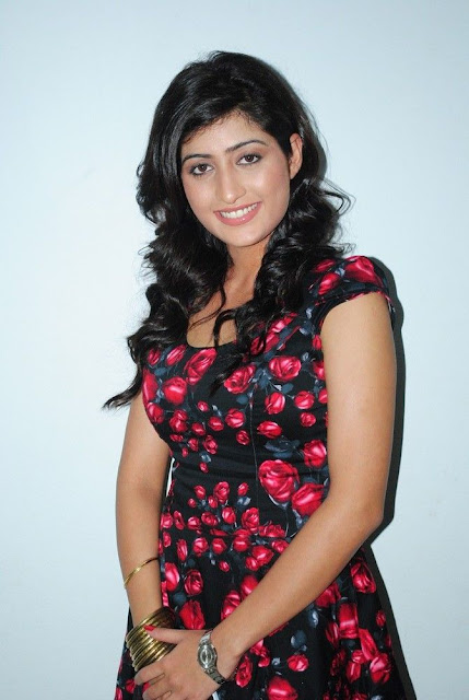 Anisha Singh In Latest Colourful Dress Smile Photo | ActressHDWallpapers