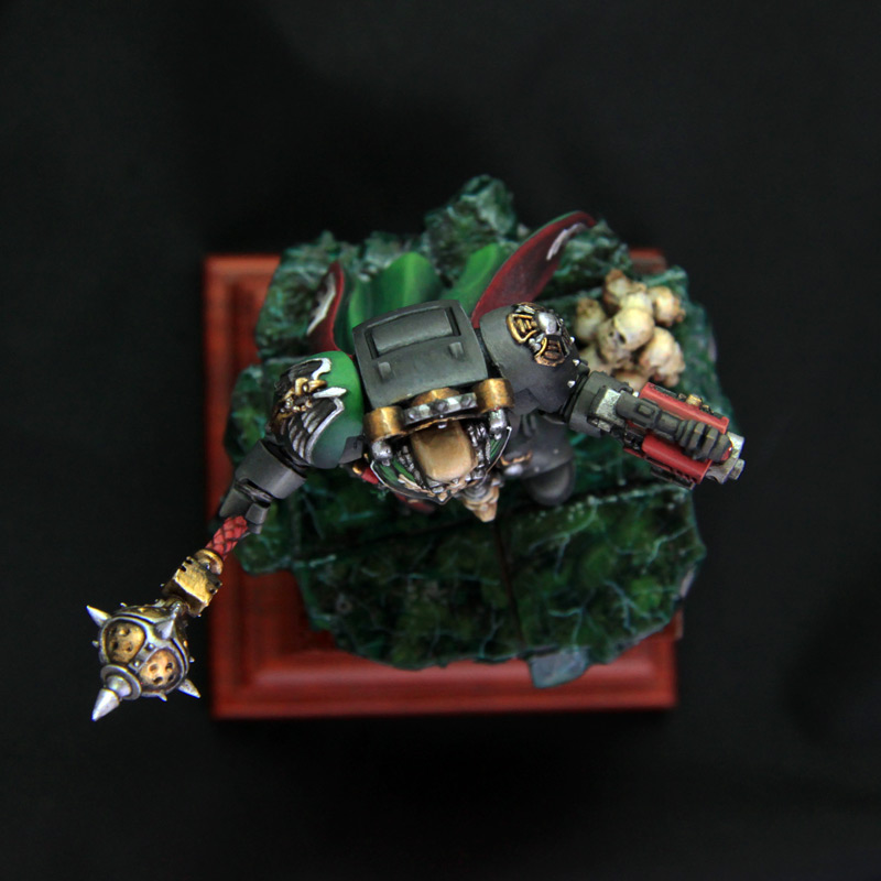MiniAkh Painting Studio: Dark Angels Terminator Chaplain