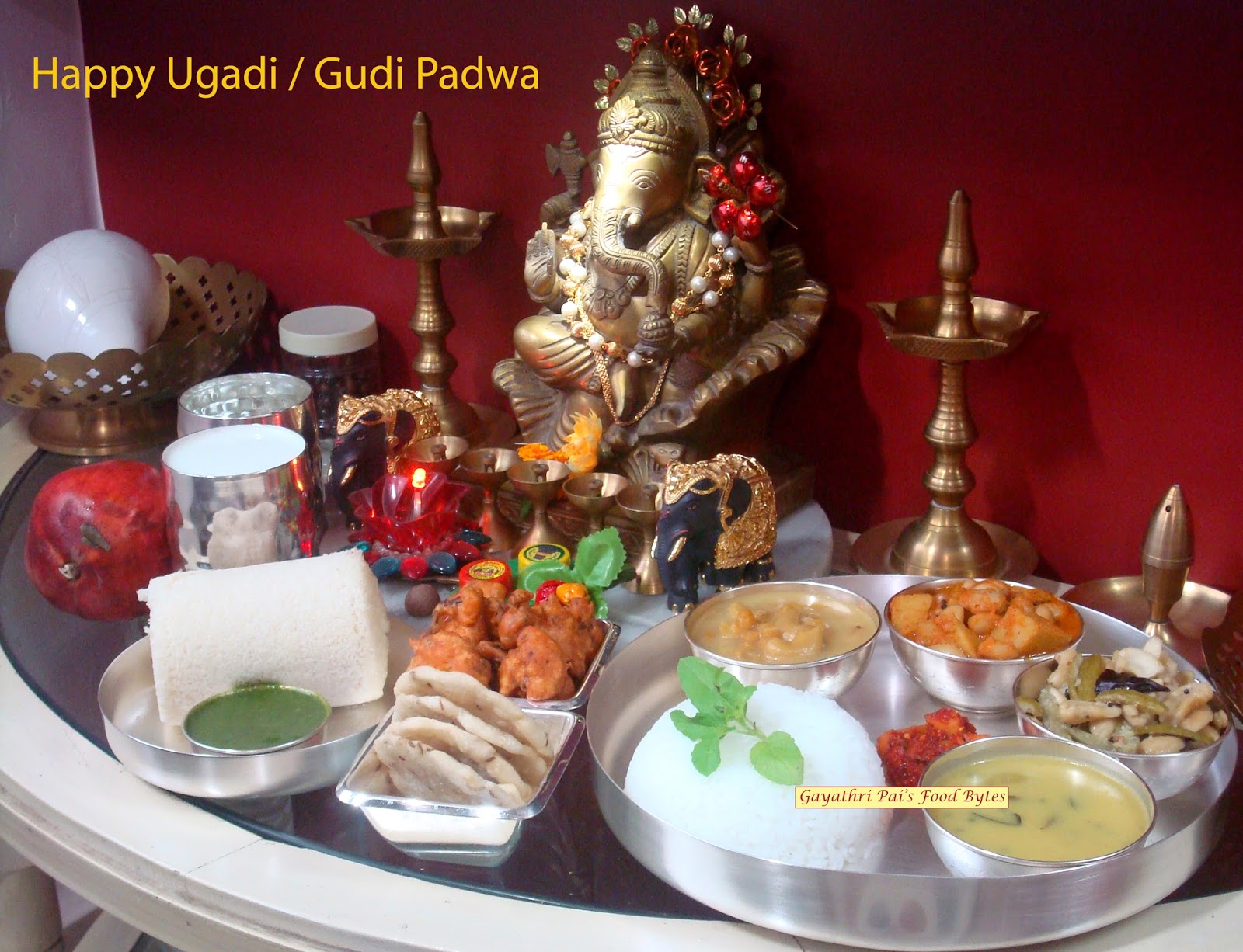 Gayathri Pai's Food Bytes: Special Gudi Padva Thali 24.