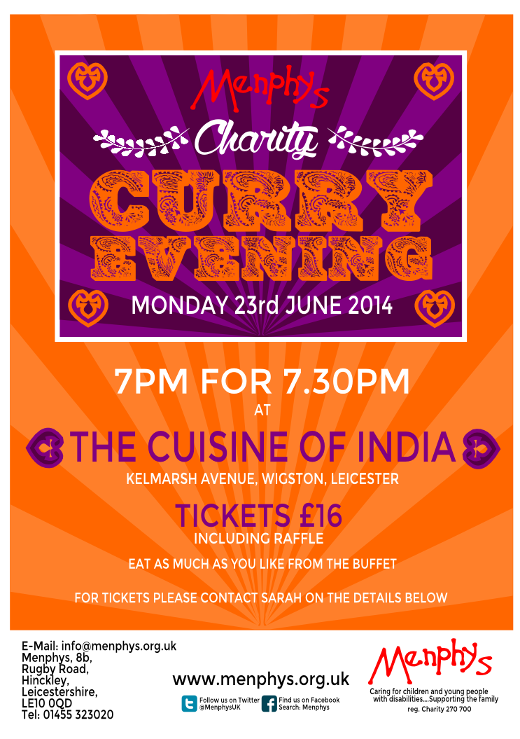 Menphys Curry Evening Poster 2014