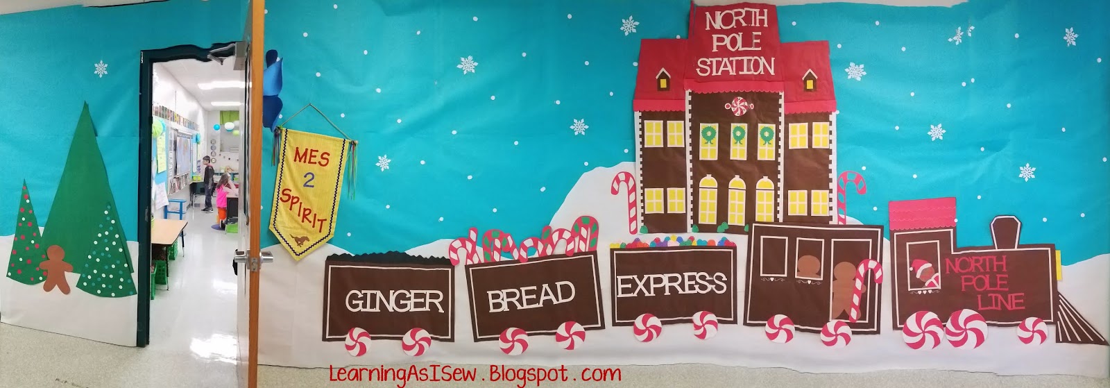 Learning As I Sew...bake, cut, and create: Gingerbread-themed Bulletin ...