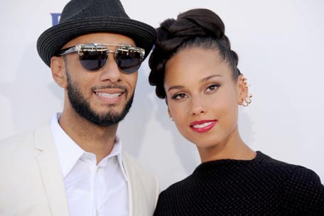 ALL ABOUT HOLLYWOOD STARS: Alicia Keys With Her Husband Swizz Beatz In ...