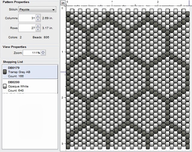 Imaginesque: Beading: Peyote Stitch Pattern 8 (Patchwork)