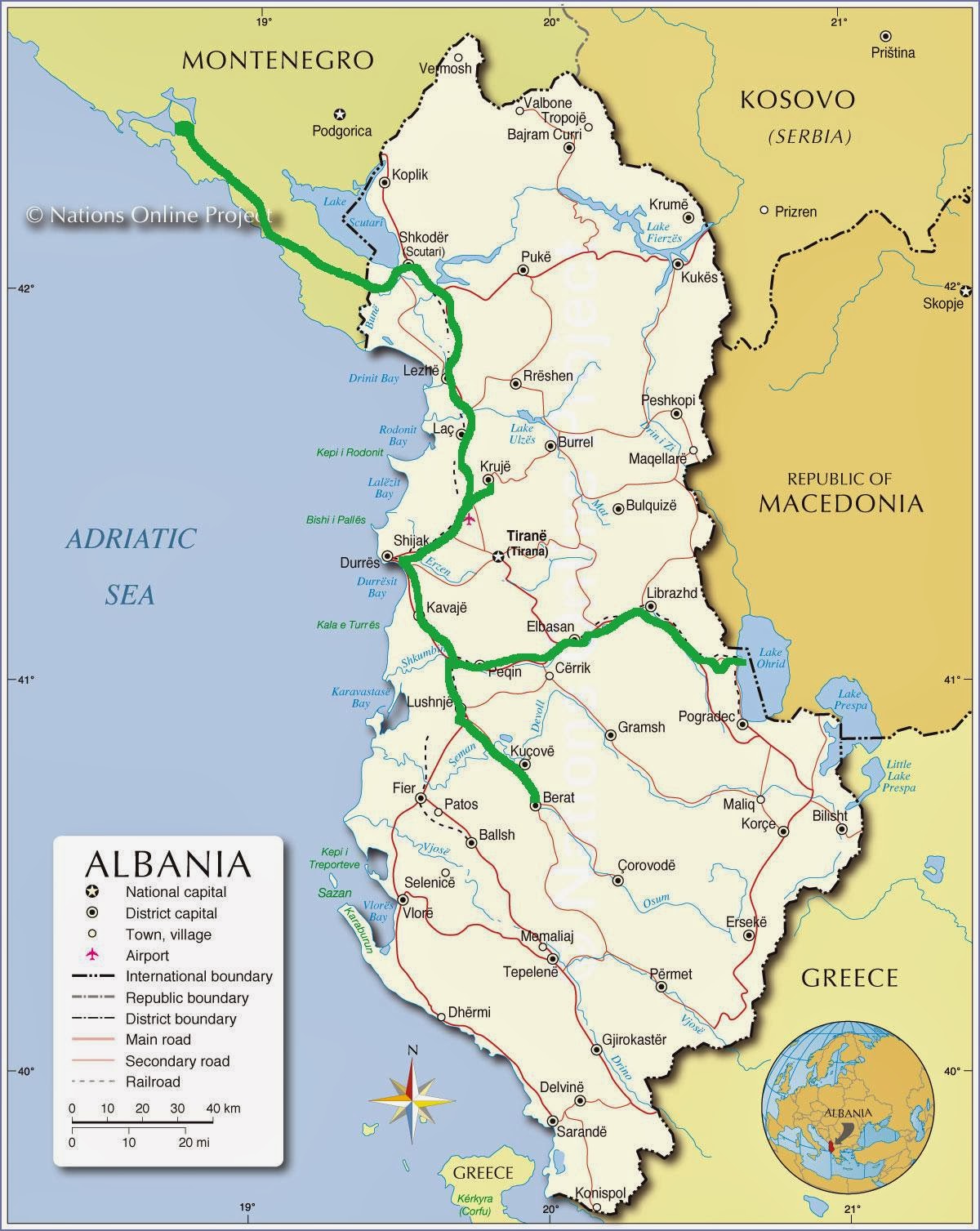 Albania Road Map 2013