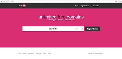 Tugas 2_Cara Daftar Domain di CZ.CC | Erwin Rizki Blog