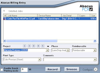 Point of View: A Major New Release of AbacusPCR "Print Cost Recovery ...
