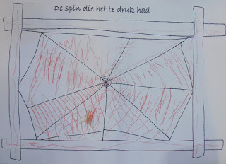 Tekenderwijs: Boek: De spin die het te druk had.
