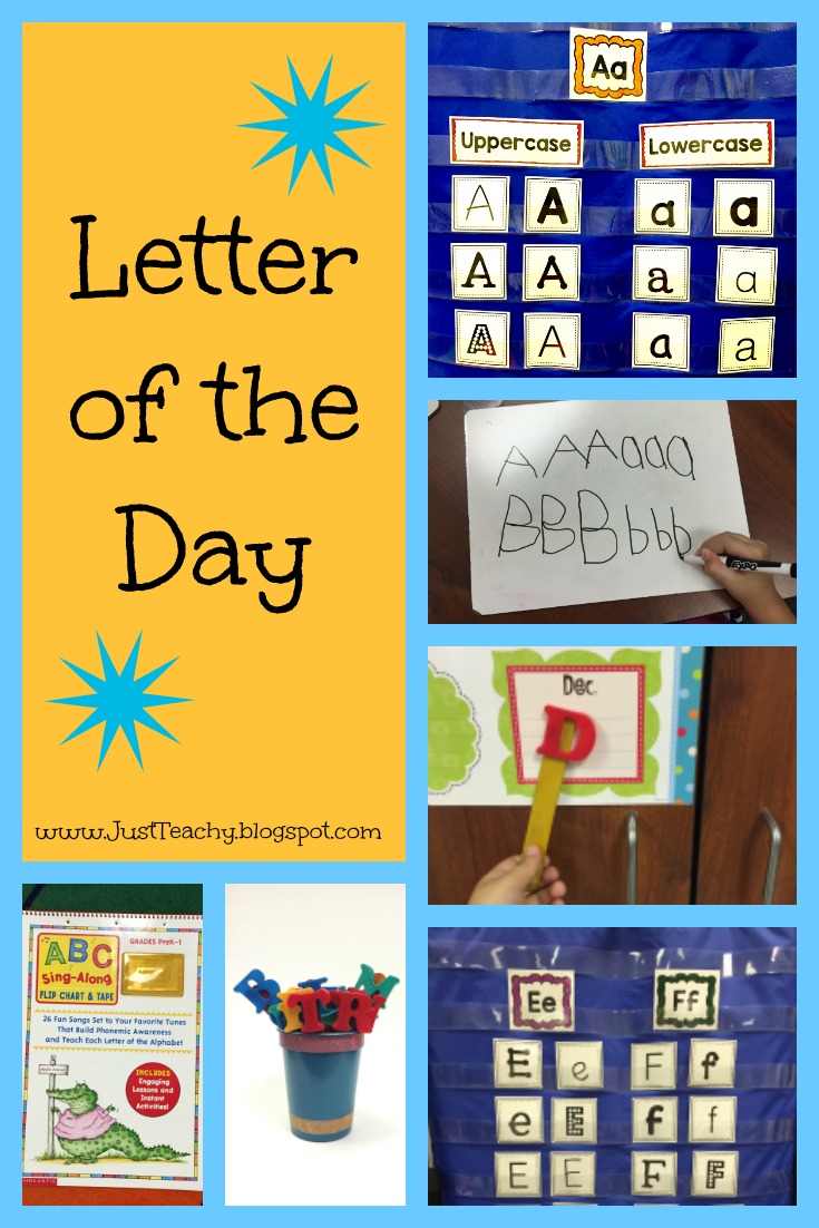 Letter of the Day | Just Teachy