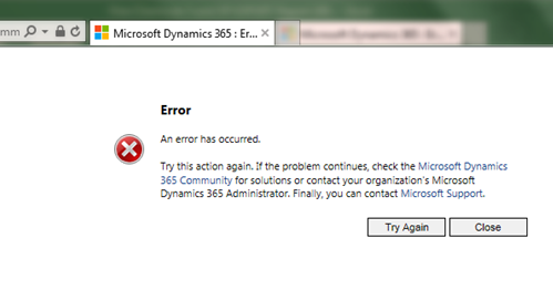 Error message when clicking hyperlink in Excel after export from Dynamics365 - Tech Blog