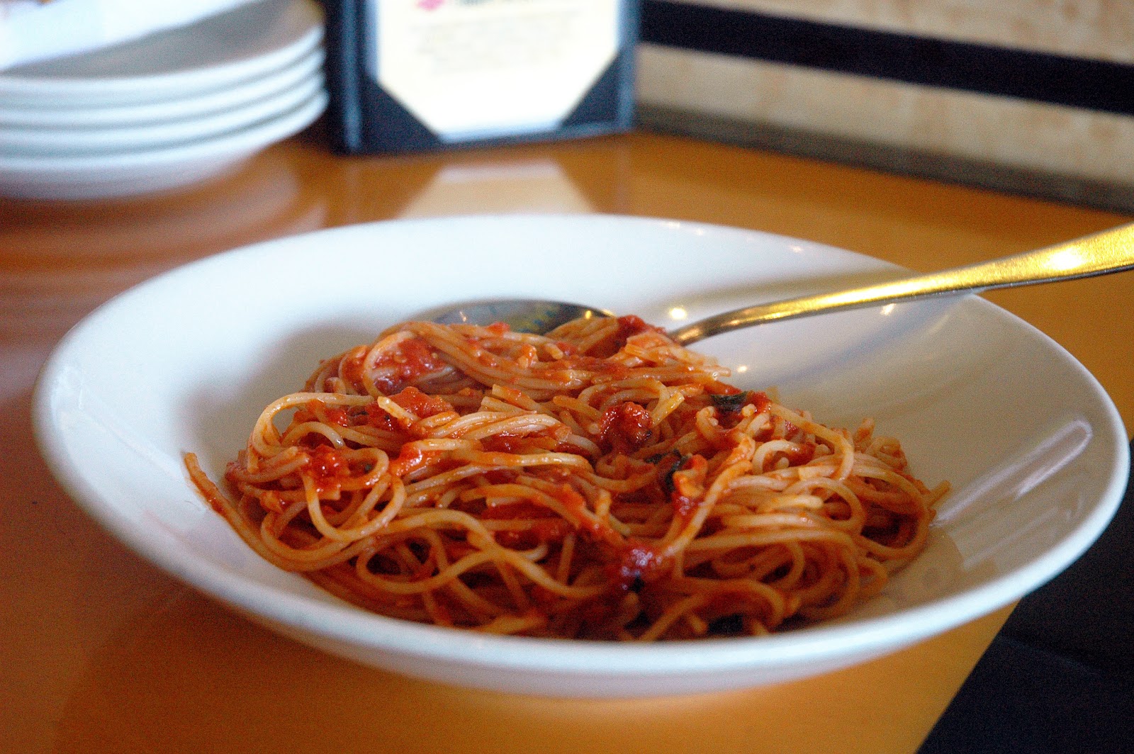 DUDE FOR FOOD: CPK's Tomato Basil Spaghettini