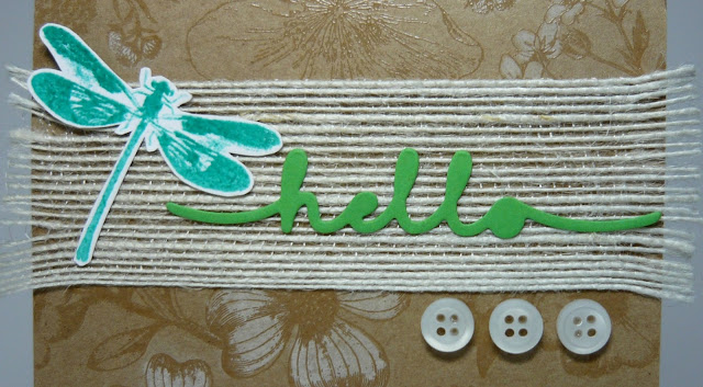 Perry Papercrafts: Dragonfly Hello