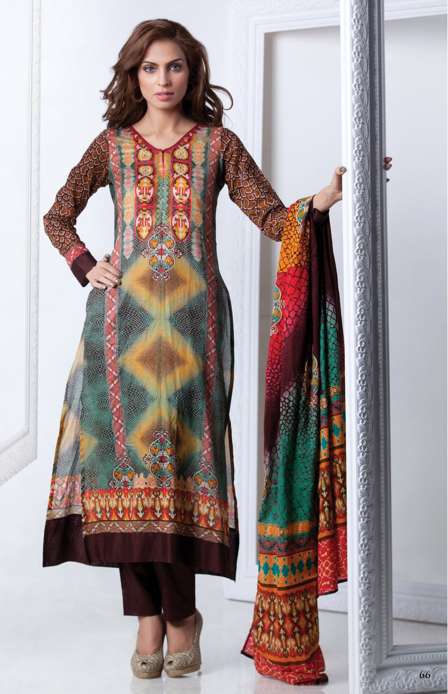 Firdous Printed Dresses for Eid | Firdous Dresses 2012-2013