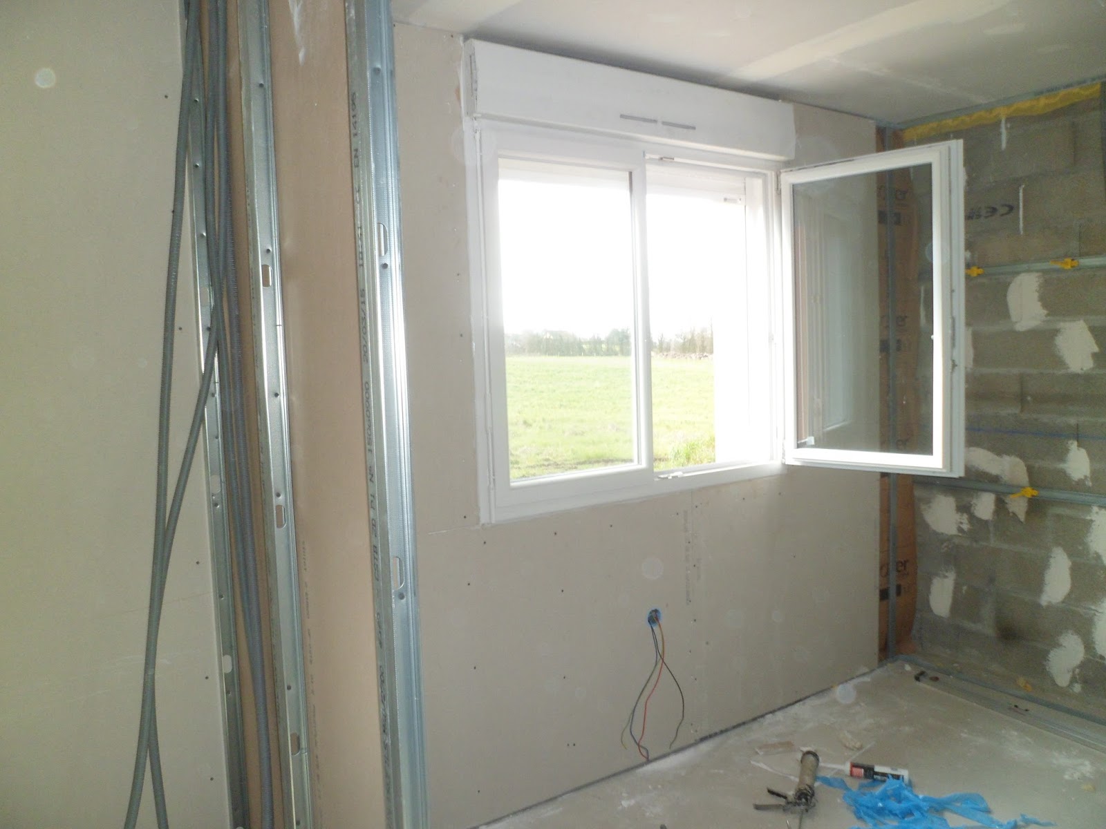 Autoconstruction Basse Normandie: Cloison - Doublage des murs péripheriques