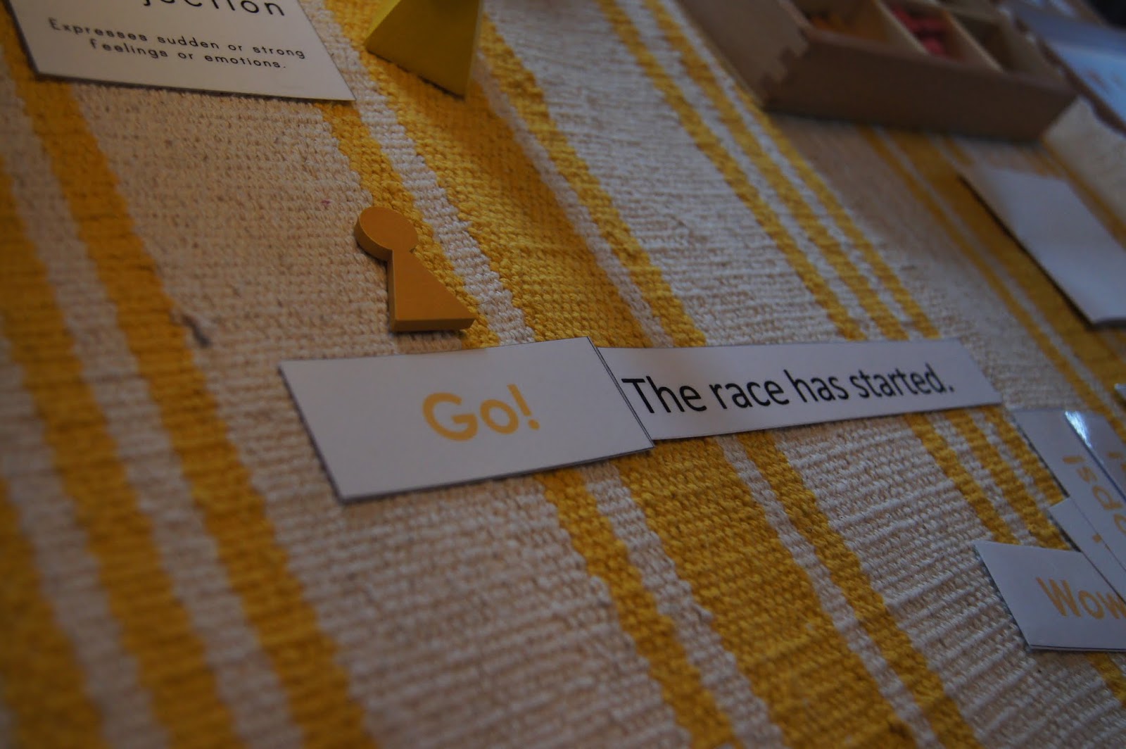 Interjection Introduction, Montessori Grammar At Home - "Making ...