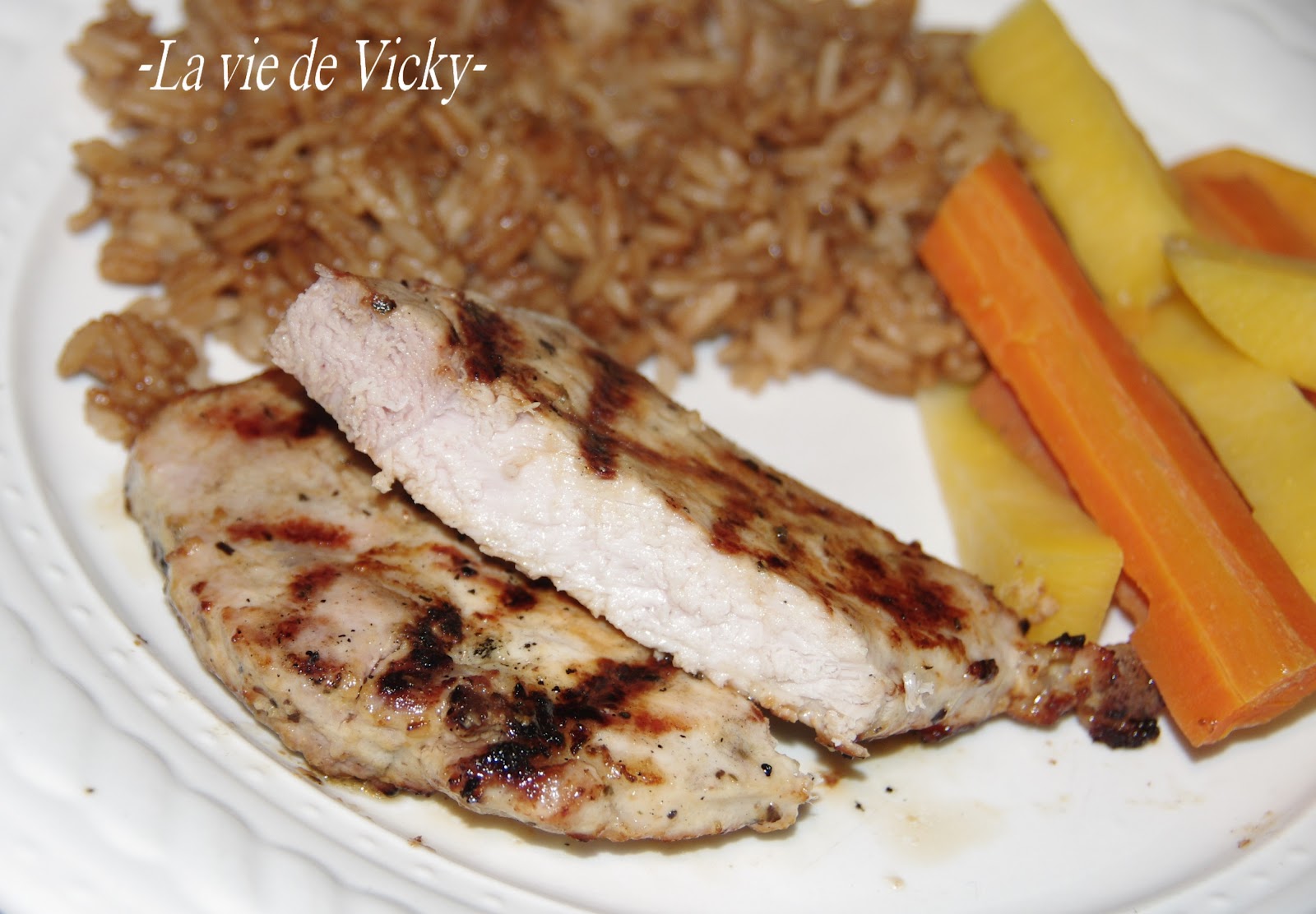 Ma petite vie!: Côtelettes de porc marinées