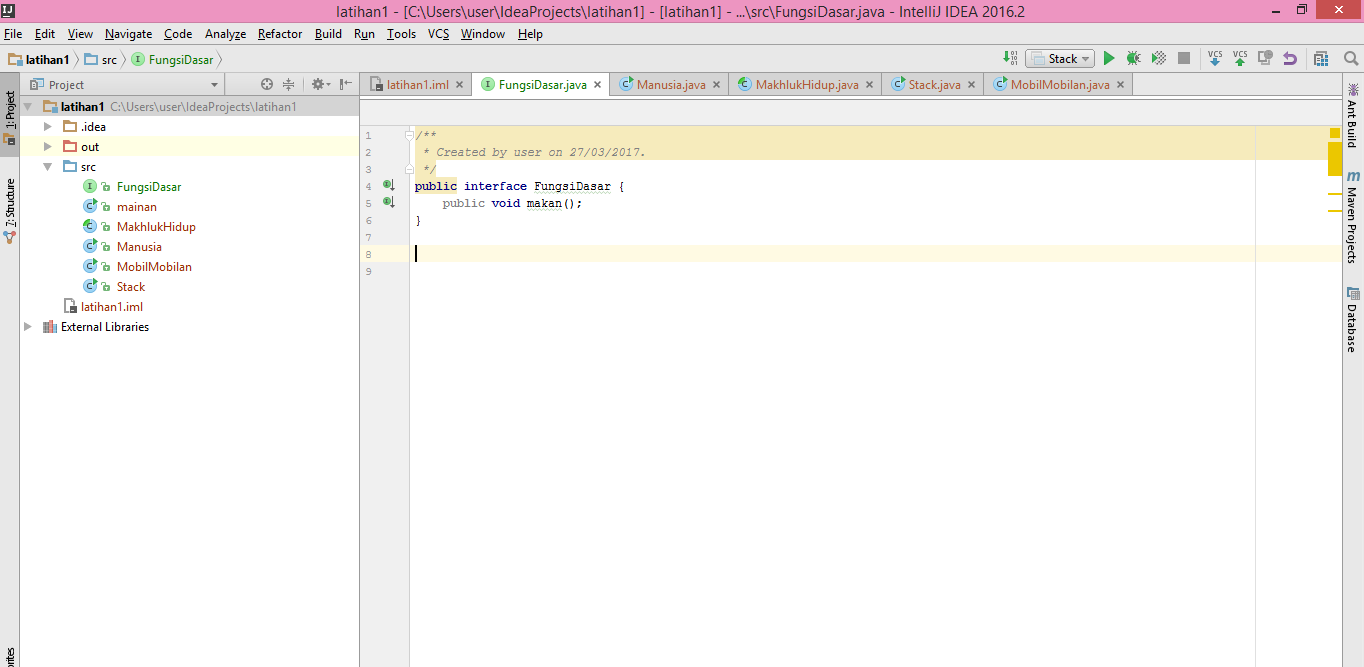 Interface dan Abstract Class pada Java