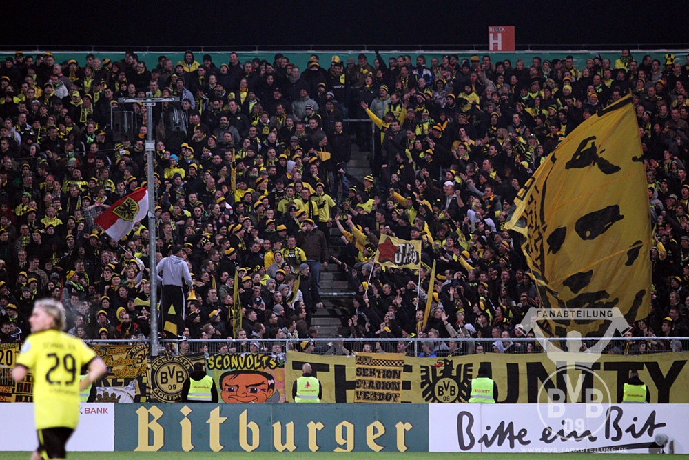 ULTRAS 1899: DFB Pokal : VfR Aalen - Borussia Dortmund (Gästeblock ...