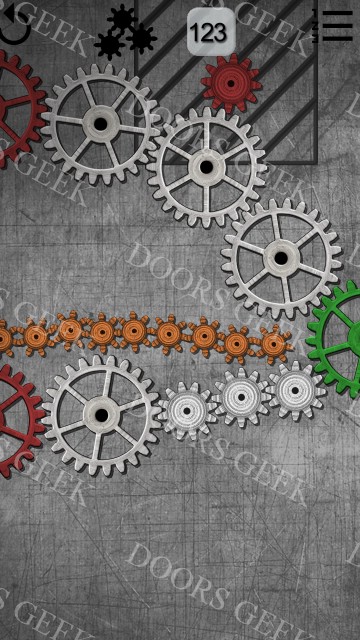 Gears Logic Puzzles Level 123 Solution ~ Doors Geek