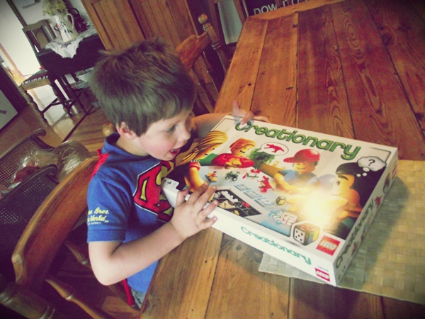 Great Fun etc: Lego Creationary (it's like Pictionary but Cooler)