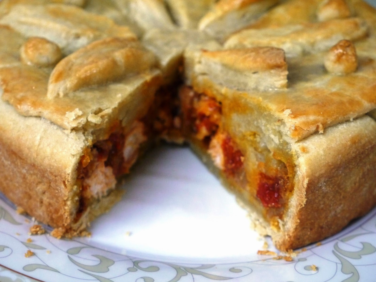 This Muslim Girl Bakes: Hot Water Crust Chicken Pie