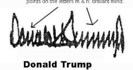 Reading Between the Lines: Handwriting analysis of Donald Trump