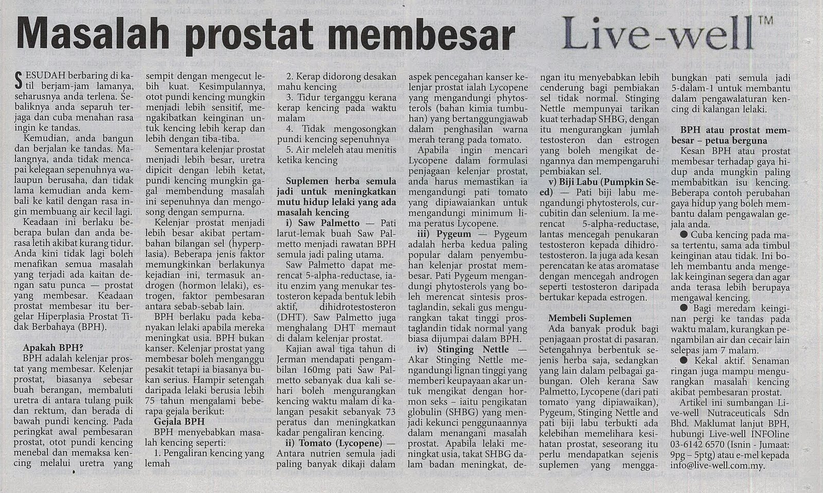 ZERO to HERO: APA ITU KELENJAR PROSTAT MEMBESAR @ HIPERPLASIA PROSTAT ...