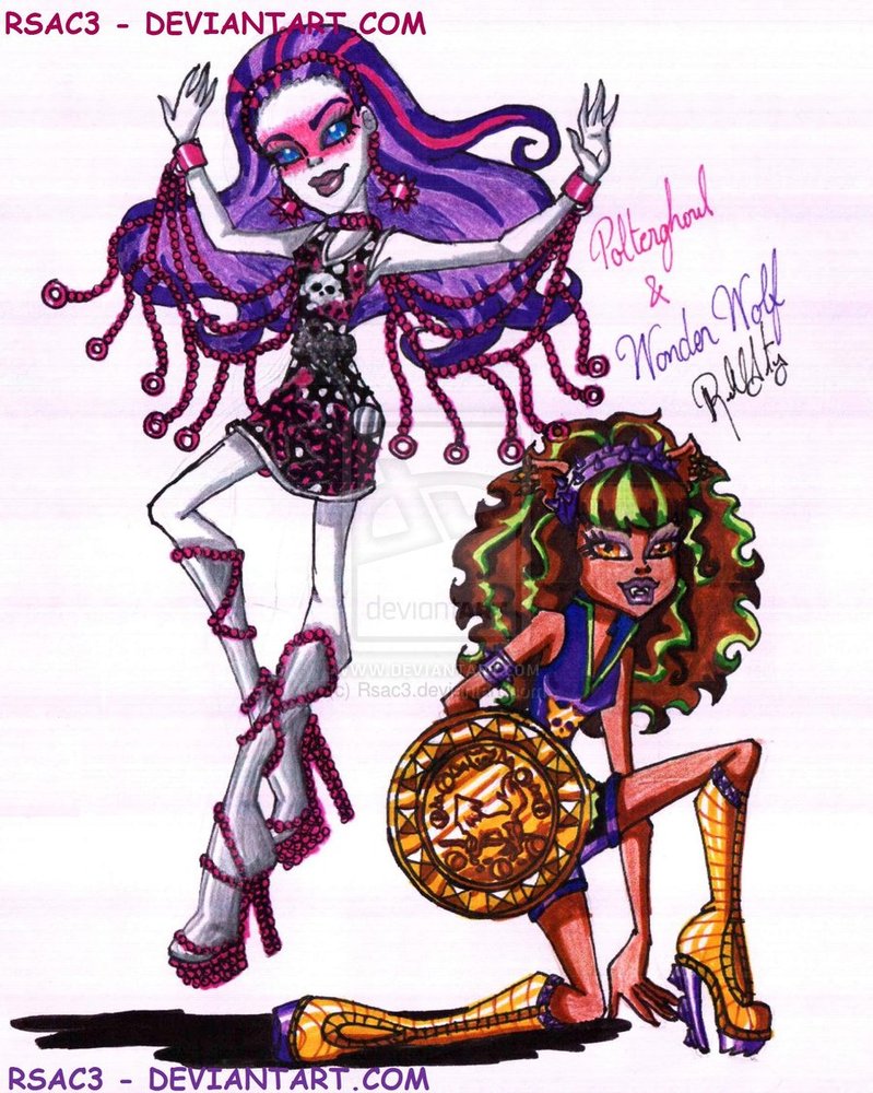 Monster High Babado: Imagens inéditas da Power Ghouls!