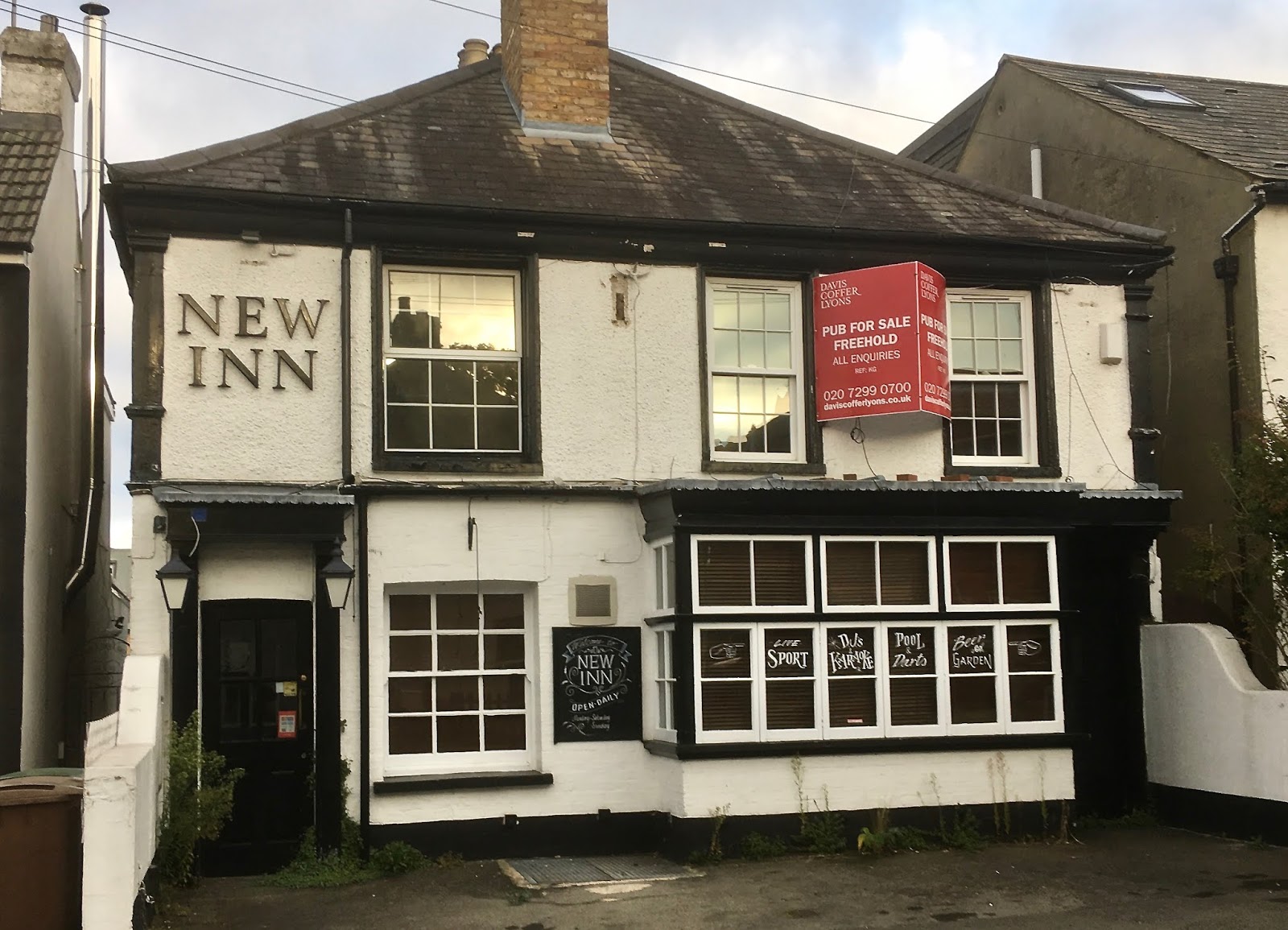 The three stages of the New Inn