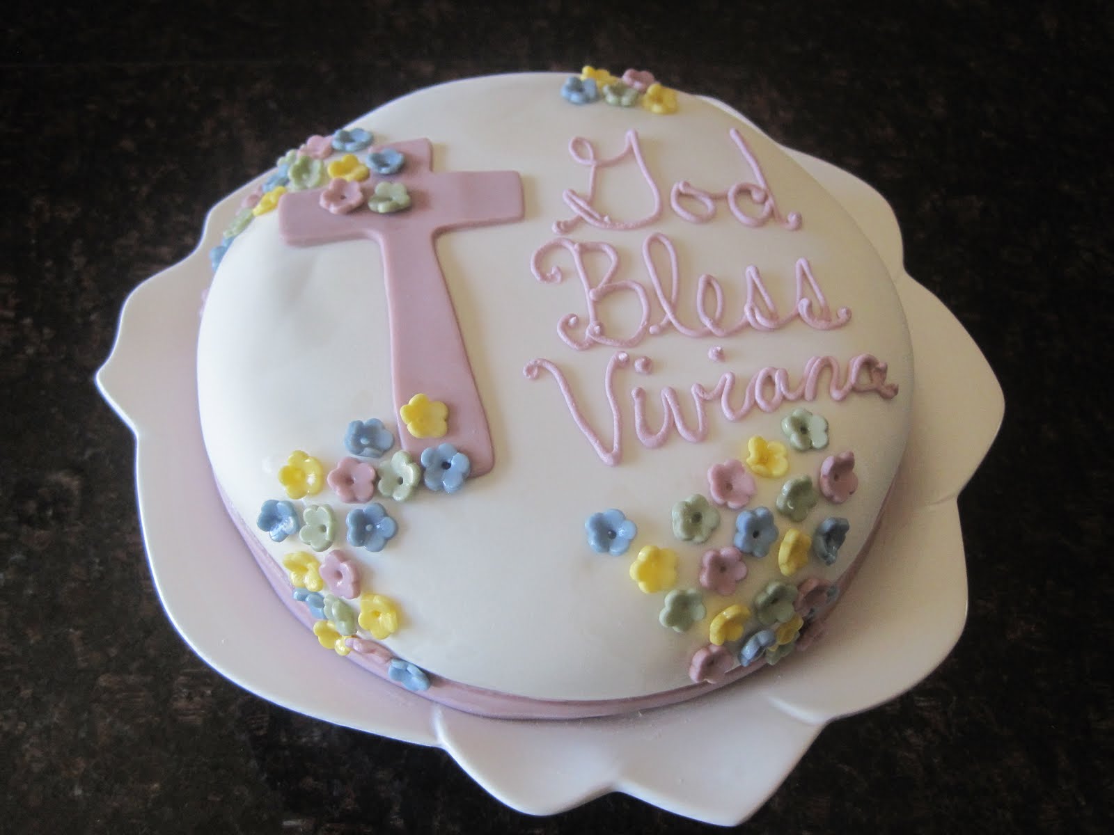 Magpie Sweets: Confirmation Cake