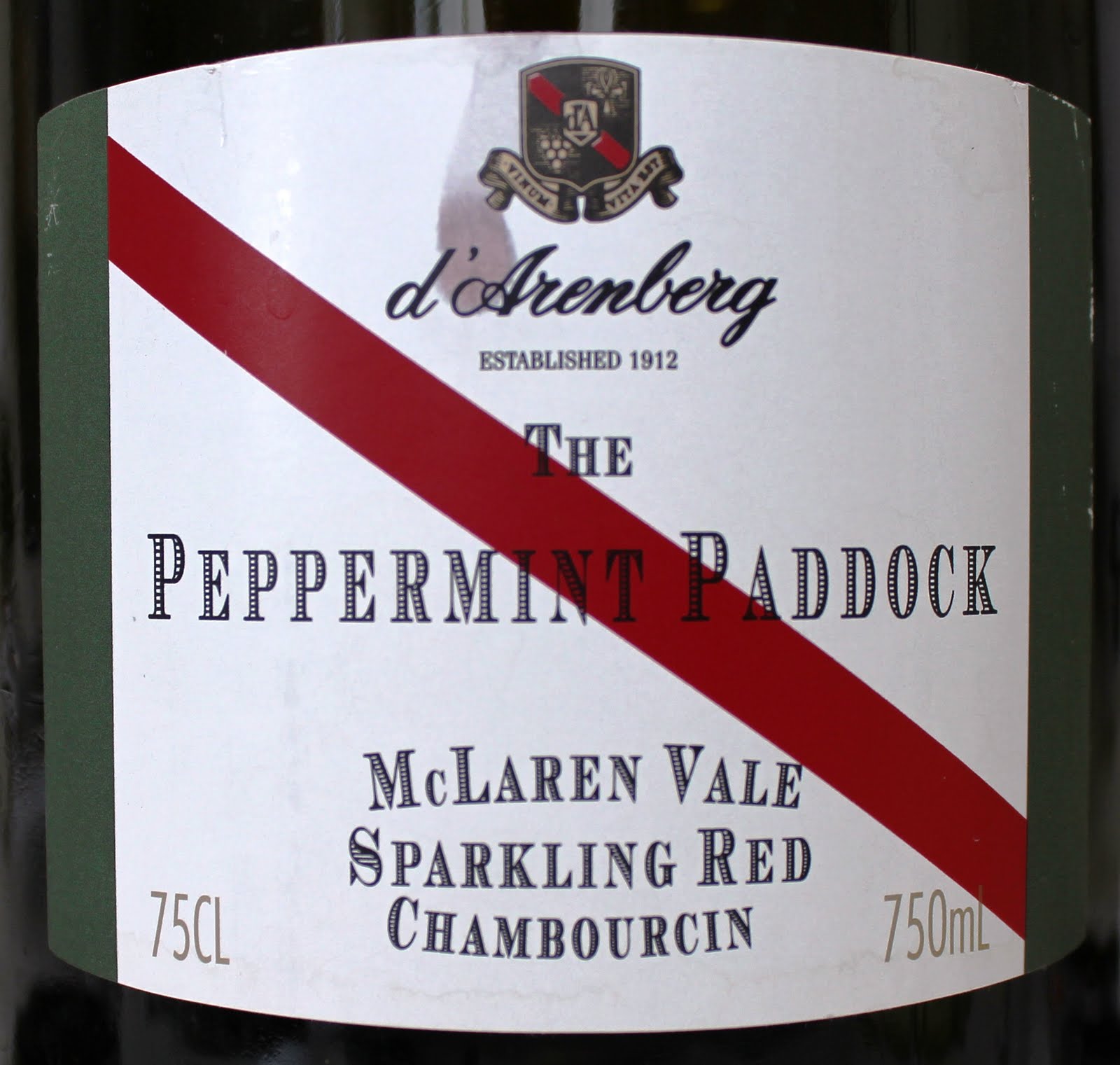 Colorado Wine Press: Ben's Bubbly: d'Arenberg The Peppermint Paddock ...