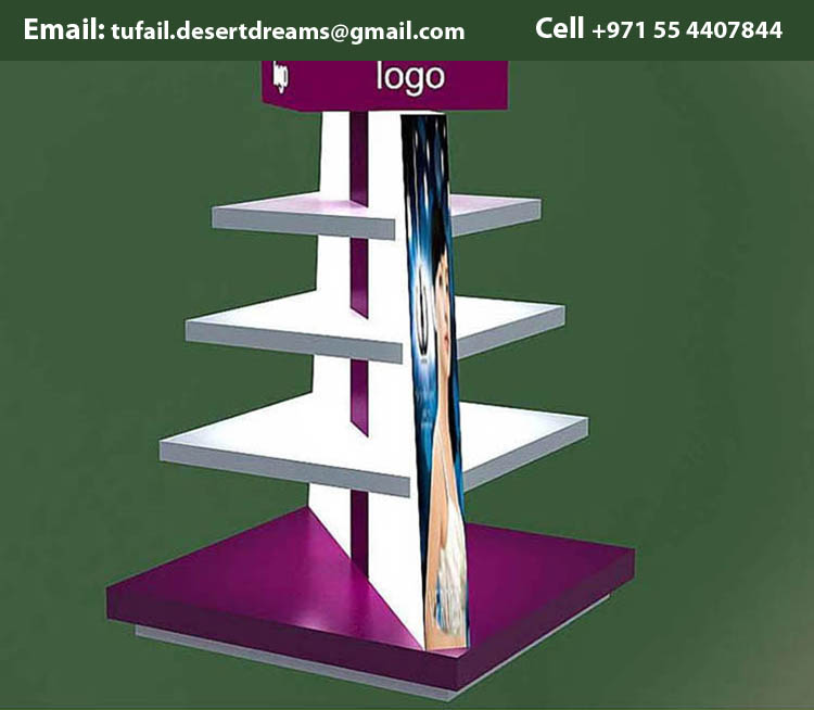 Creative Display Stands, Uae, Wooden Display Stands uae, Display Stands ...