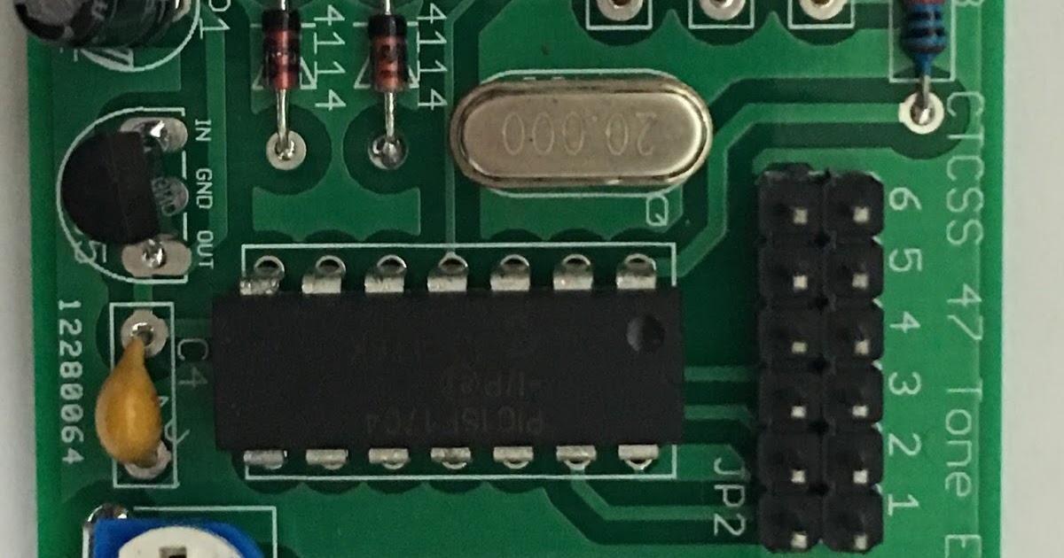 isp51: Programmable crystal controlled 47 tone CTCSS encoder kit