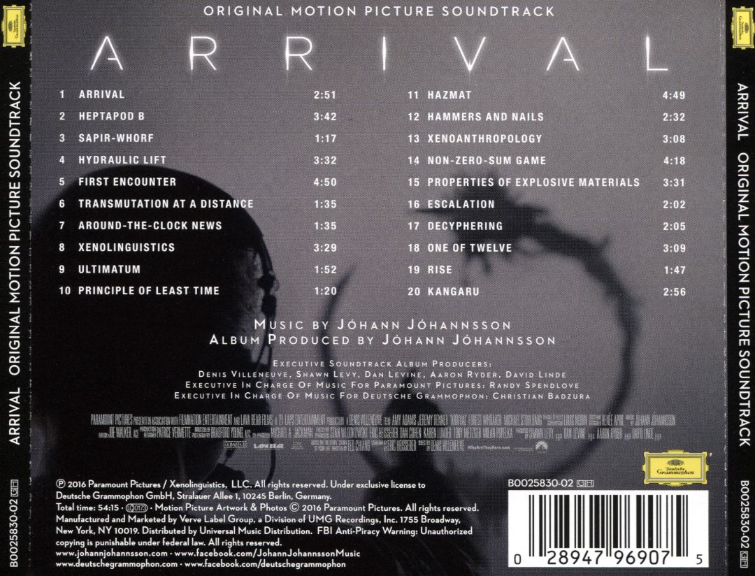Soundtrack Covers: Arrival (Johann Johannsson)