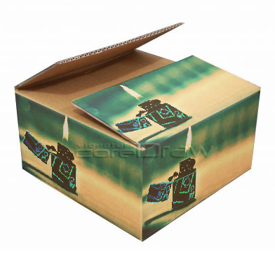 Menempel Gambar Bitmap pada Gambar Box Dengan CorelDRAW | TutorAsem