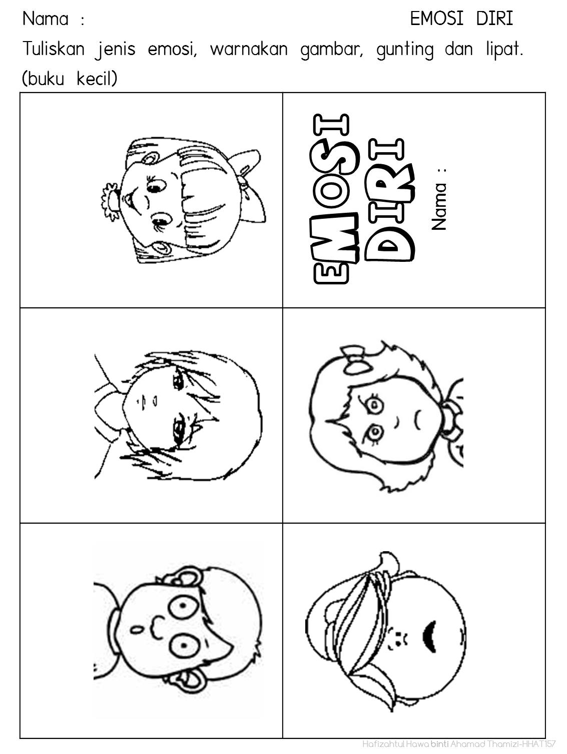 lembaran kerja prasekolah emosi diri - Kevin Morgan