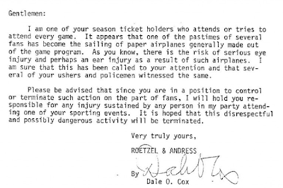 West Valley Browns Backers: The Greatest Letter Ever Printed on a NFL ...
